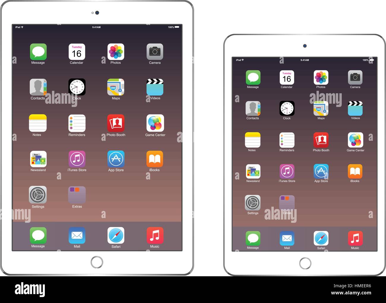 Apple ipad Stock Vector Images - Alamy