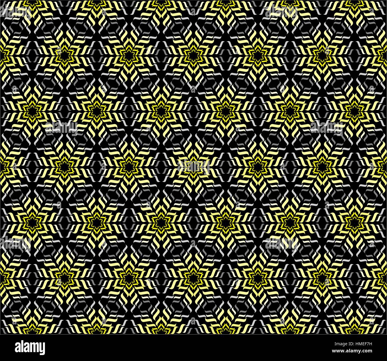 Repeating curl pattern in hexagon layout - seamless editable repeating ...
