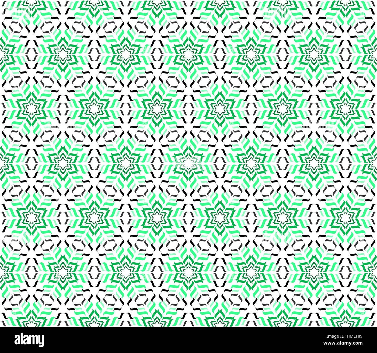 Repeating curl pattern in hexagon layout - seamless editable repeating ...