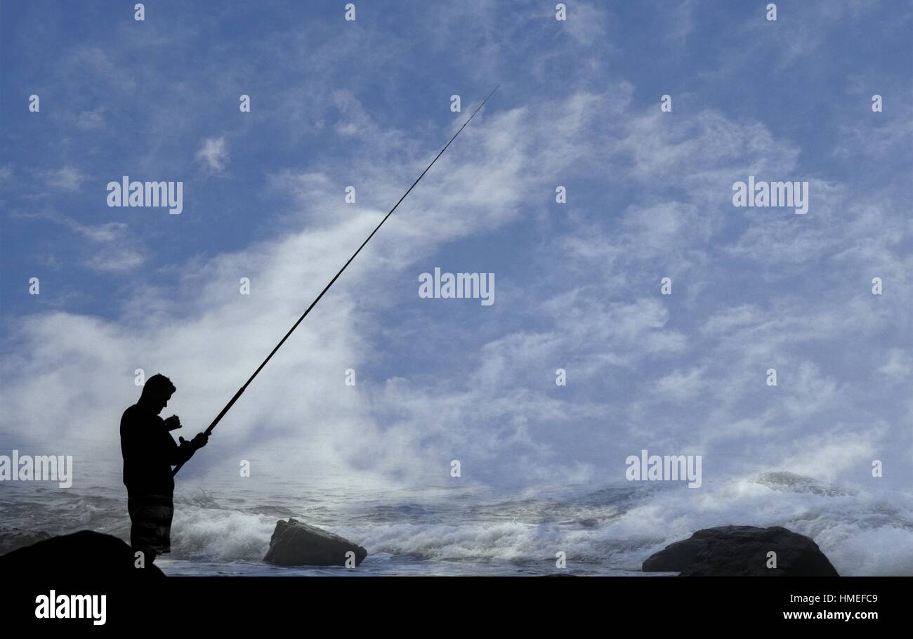 Rod in hand hi-res stock photography and images - Alamy