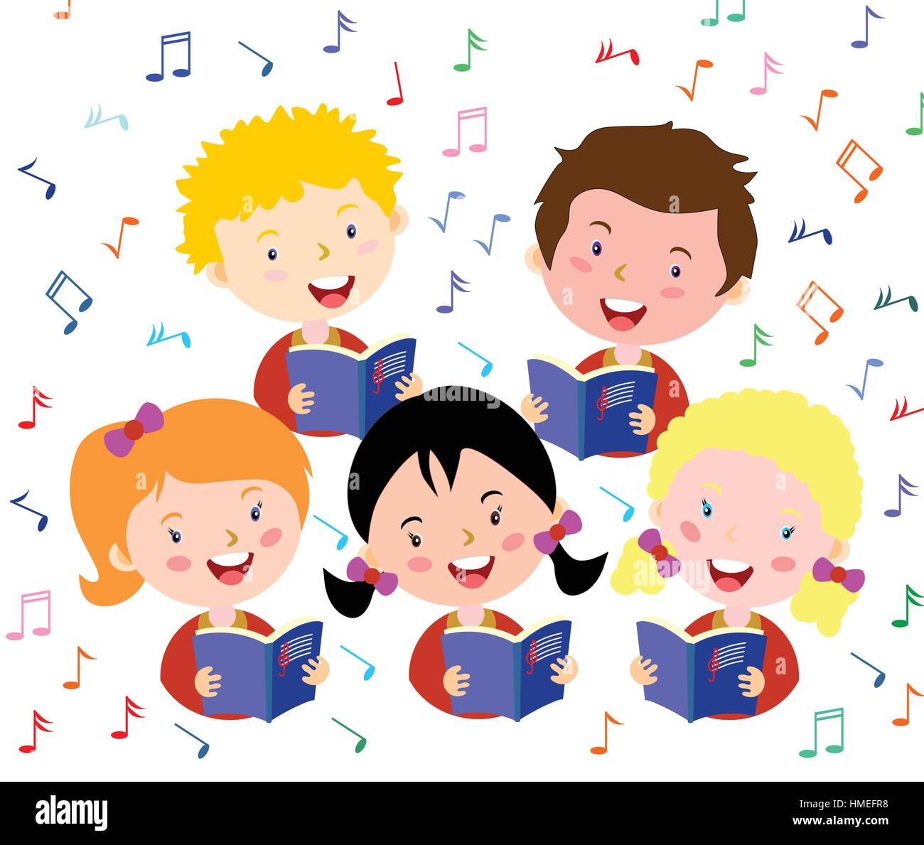 Gospel choir vector vectors hi-res stock photography and images - Alamy