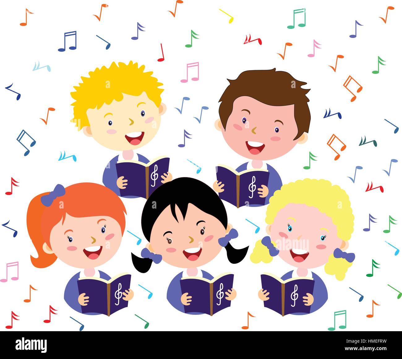 Gospel choir vector vectors hi-res stock photography and images - Alamy
