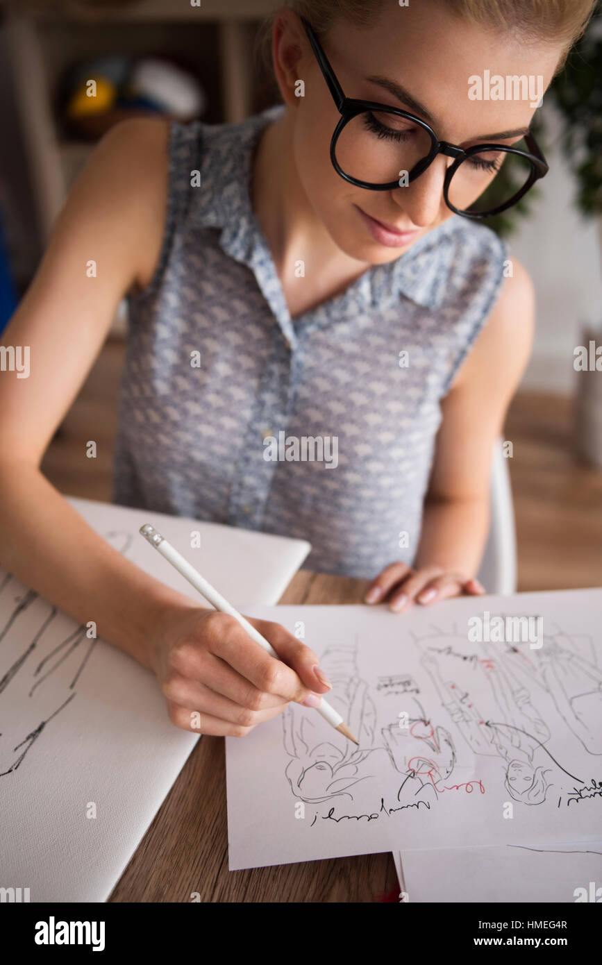 Projected clothes for Fashion Week Stock Photo - Alamy