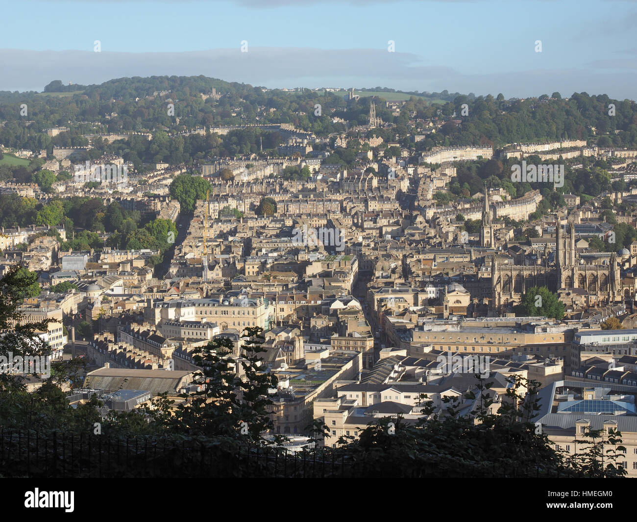 Aerial view of the city of Bath, UK Stock Photo - Alamy