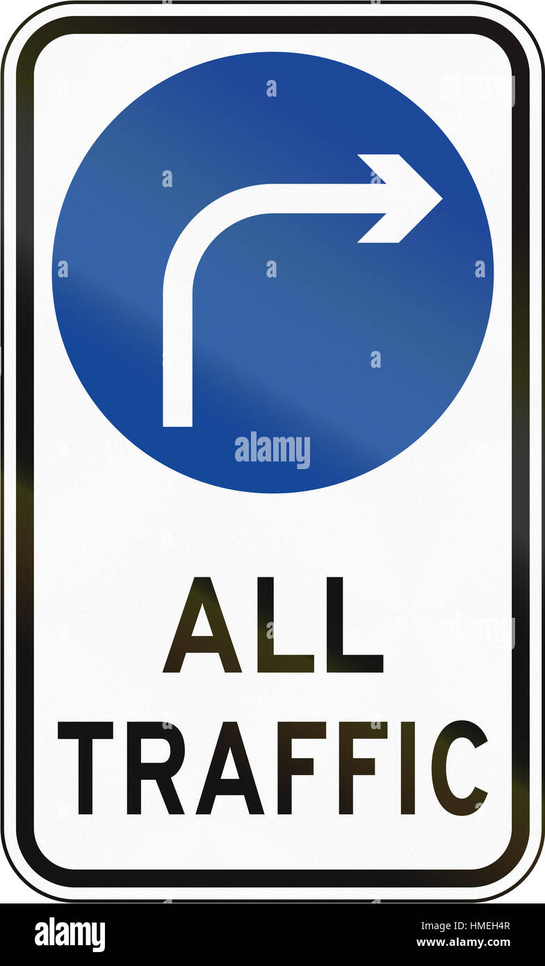 Road sign in the Philippines - Direction To Be Followed - Turn Right ...