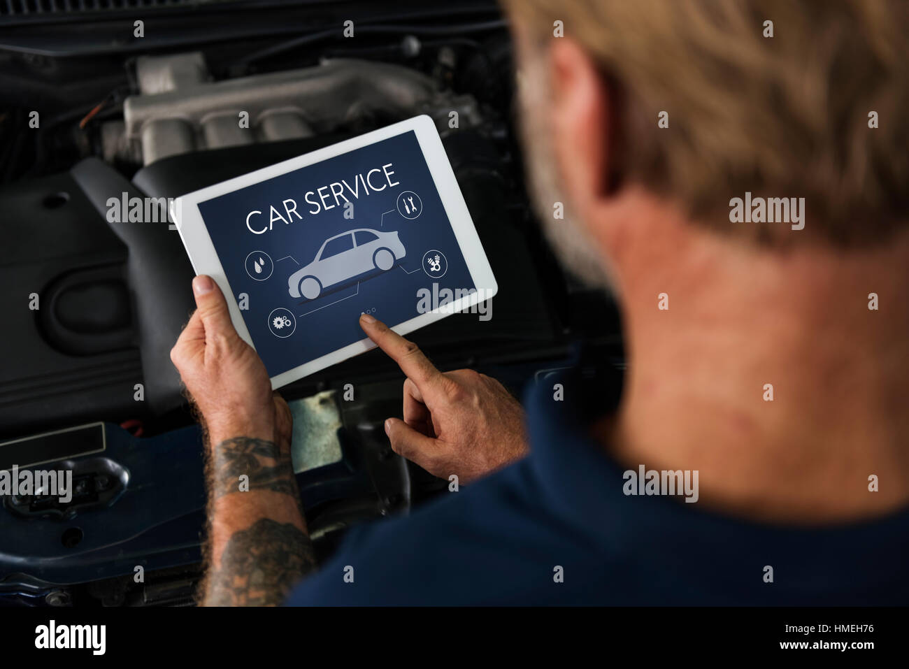 Car Service Repairment Help Concept Stock Photo - Alamy