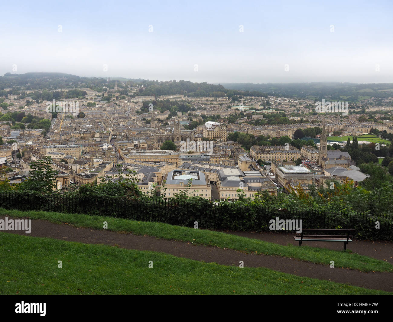 Aerial view of the city of Bath, UK Stock Photo - Alamy