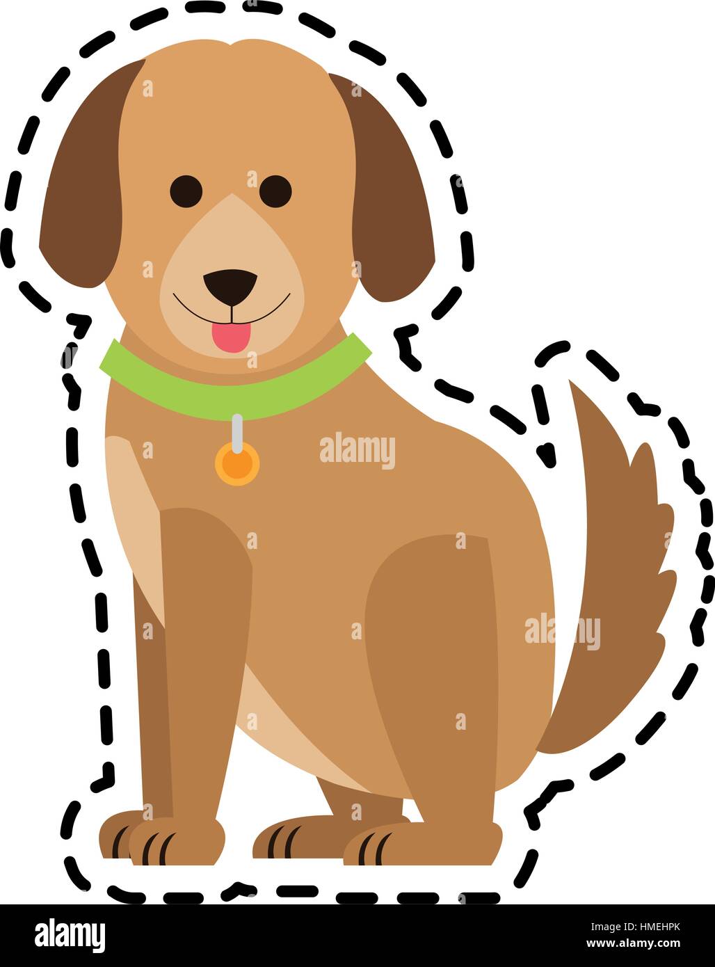 dog cartoon icon Stock Vector Image & Art - Alamy