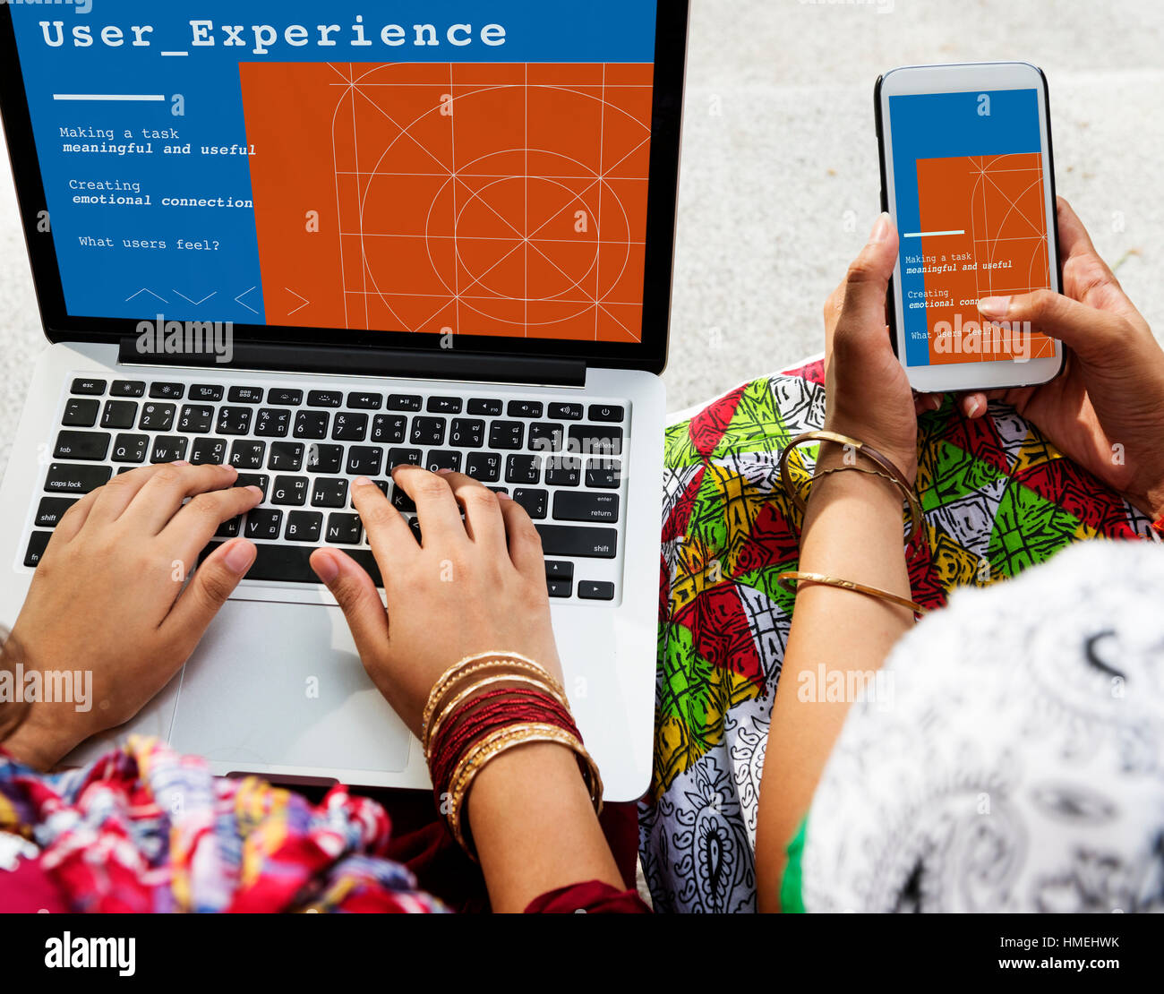 Web Design User Interface Concept Stock Photo - Alamy