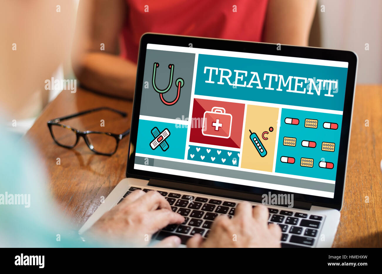 Health Medication Healthcare Treatment Concept Stock Photo - Alamy