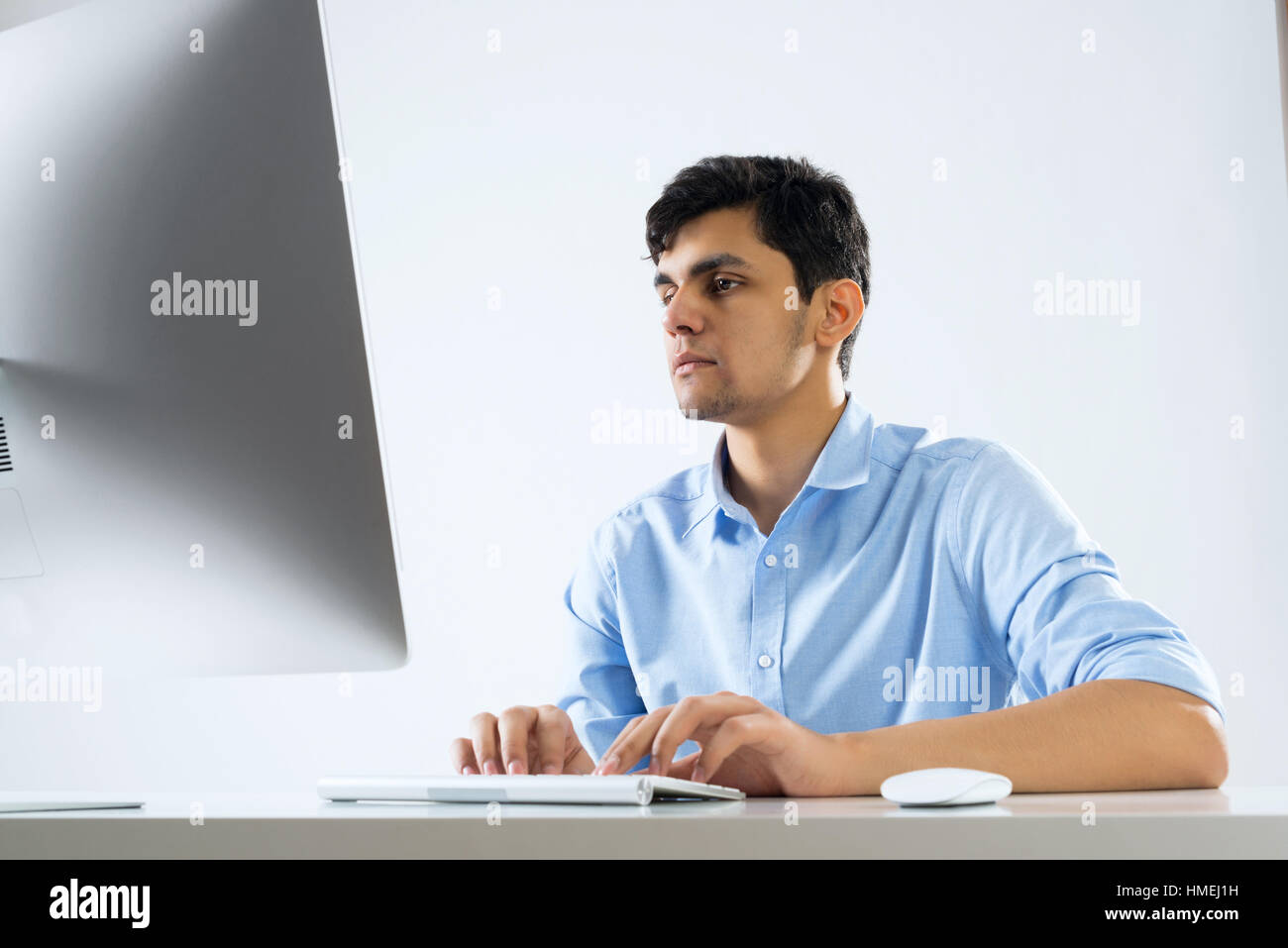 Man at work Stock Photo - Alamy