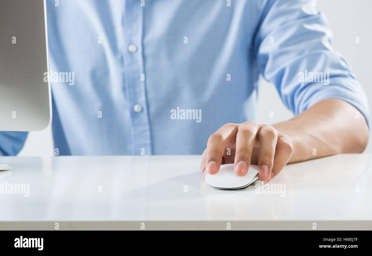 Man at work Stock Photo - Alamy