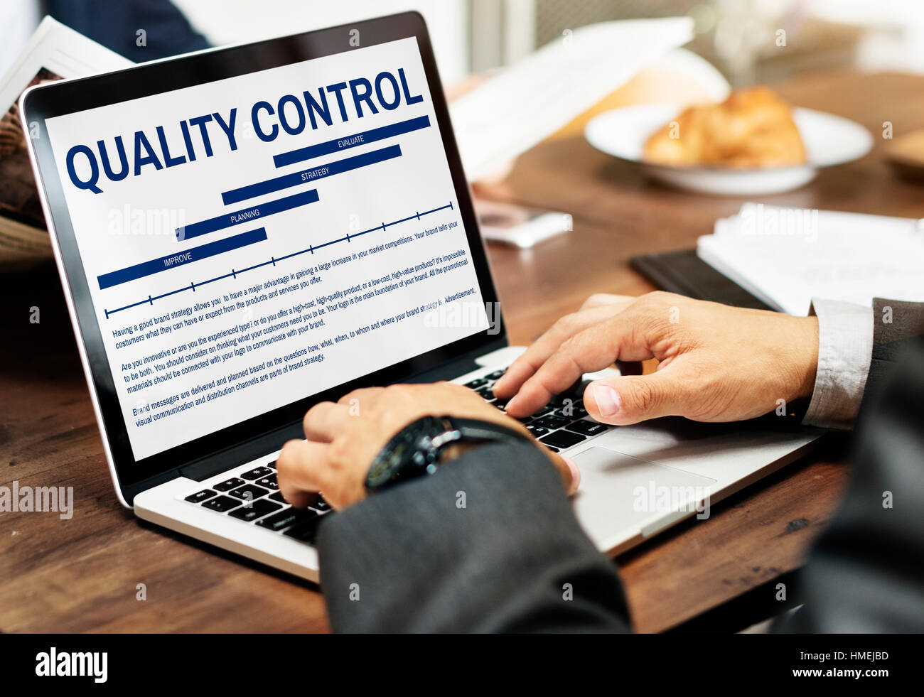 Quality Control Improve Strategy Concept Stock Photo - Alamy
