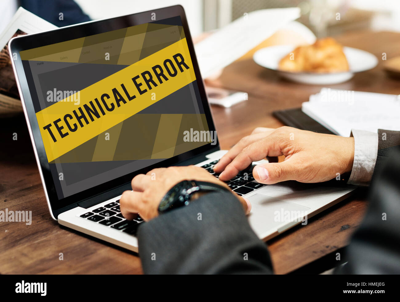 Website Under Construction Error Concept Stock Photo - Alamy
