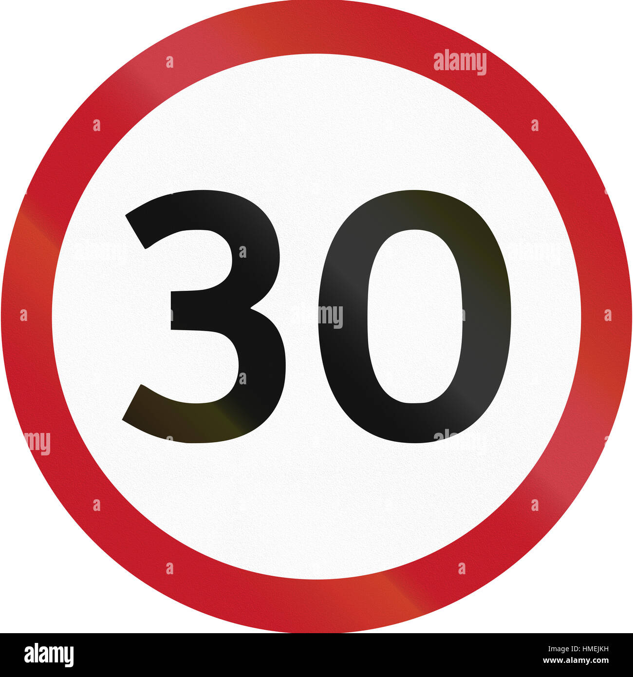 Road sign in the Philippines - 30 kph speed limit sign in the ...