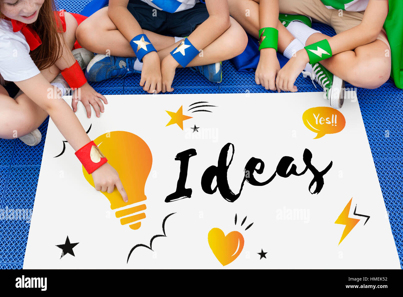 Inspiration Creative Ideas Brainstorming Concept Stock Photo - Alamy