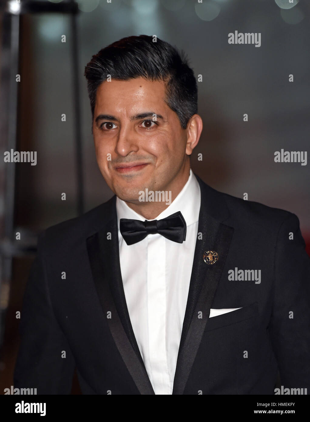 Manish Bhasin arrives at a reception and dinner for supporters of the ...
