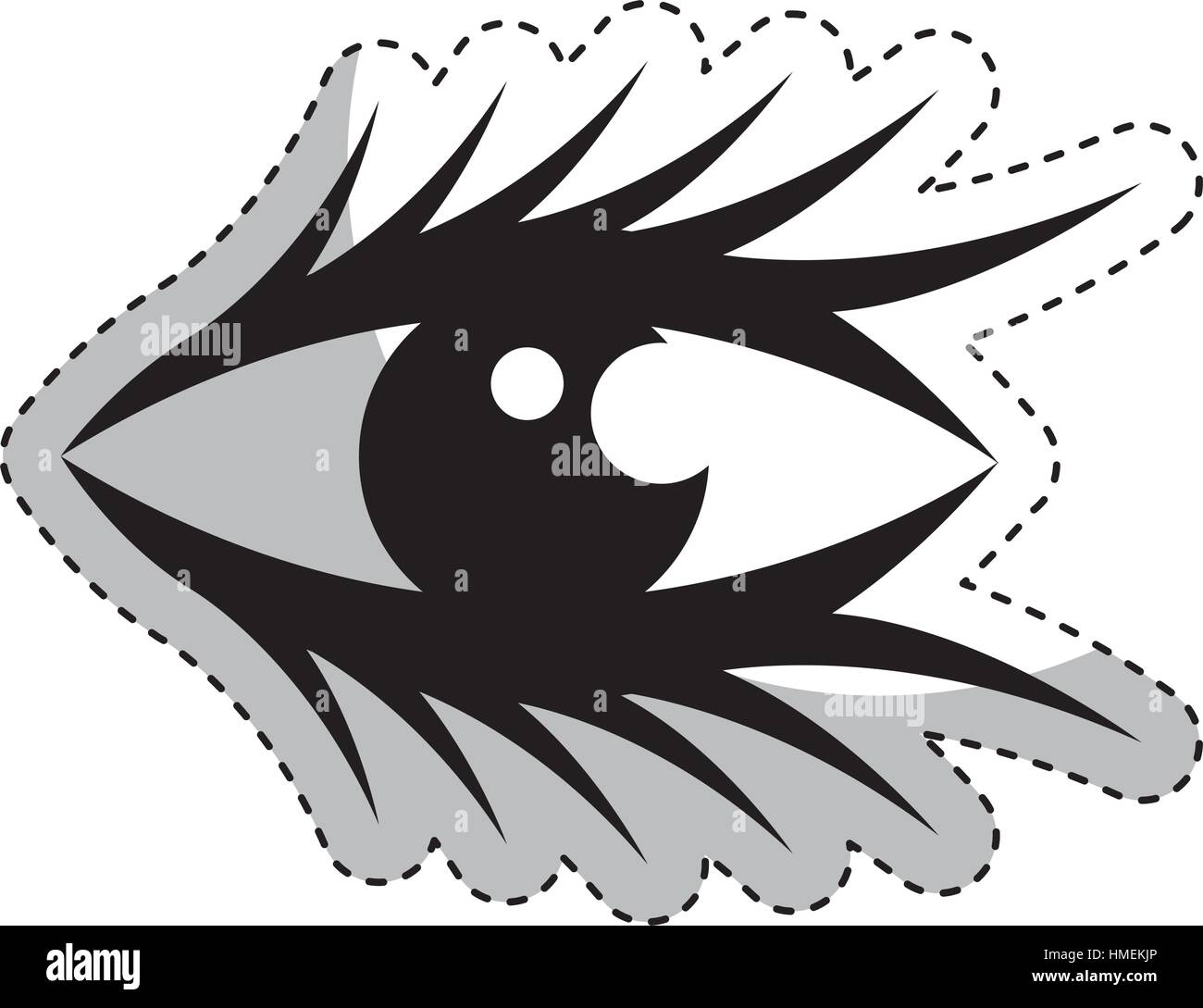 eye human sign isolated icon vector illustration design Stock Vector ...