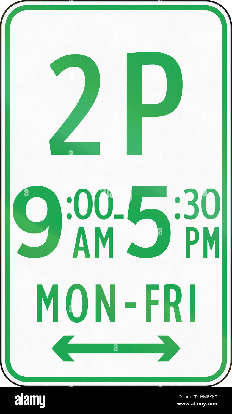Road sign in the Philippines - Restricted Parking (2 hours parking ...