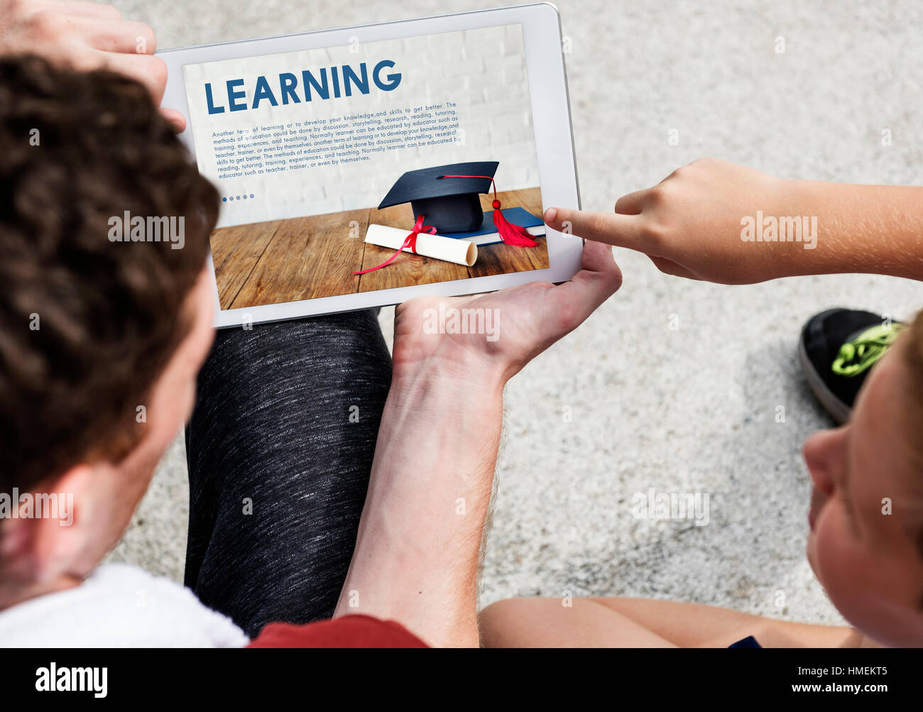 Academics School Education Mortar Board Concept Stock Photo - Alamy