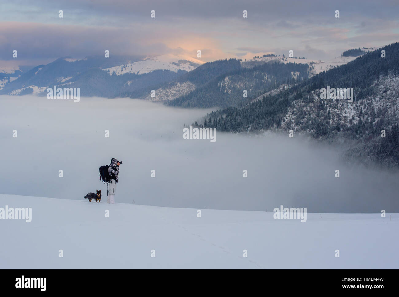 photographer in mount ridge Stock Photo - Alamy
