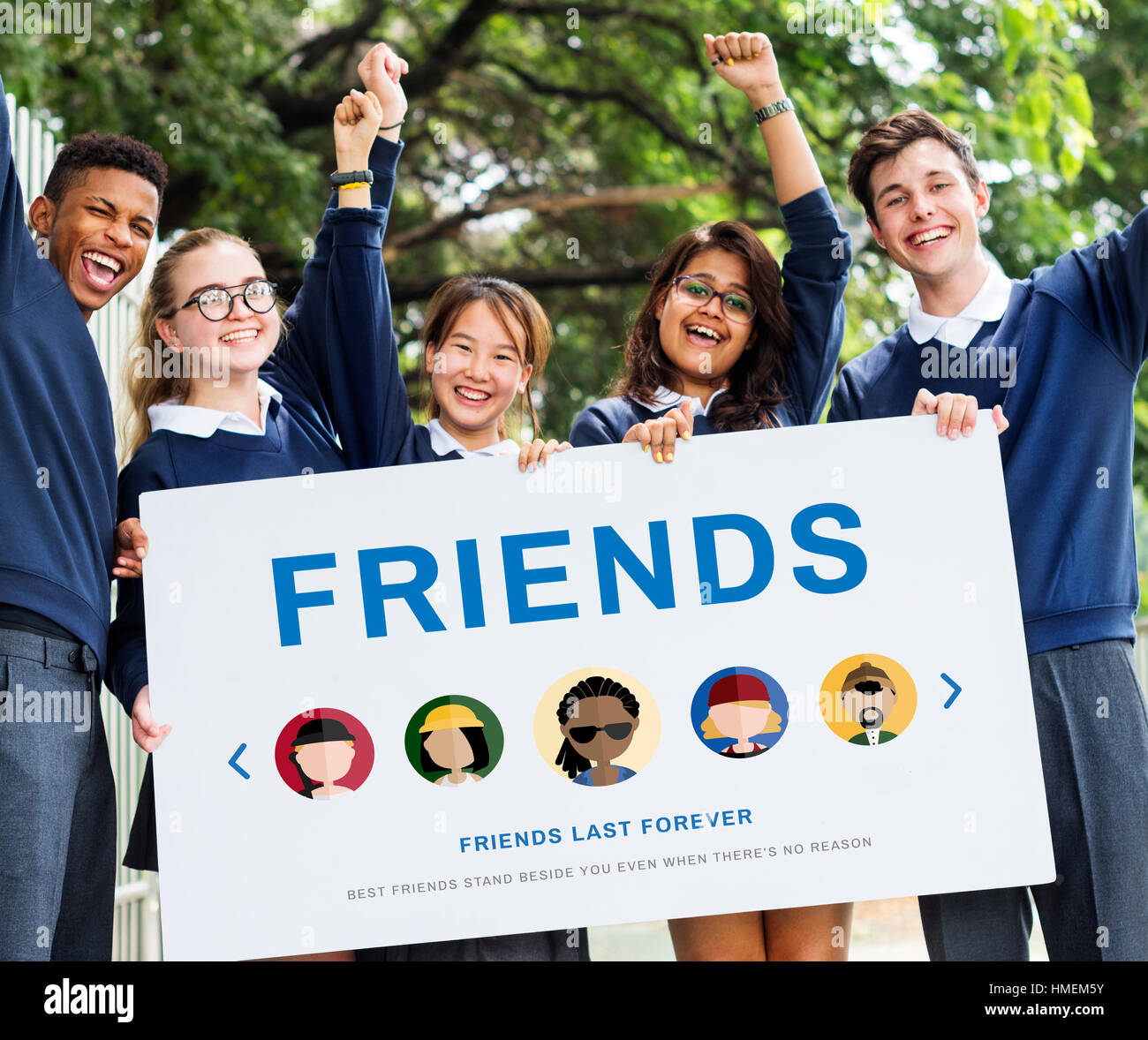 Friends Friendship Community Relationship Concept Stock Photo - Alamy