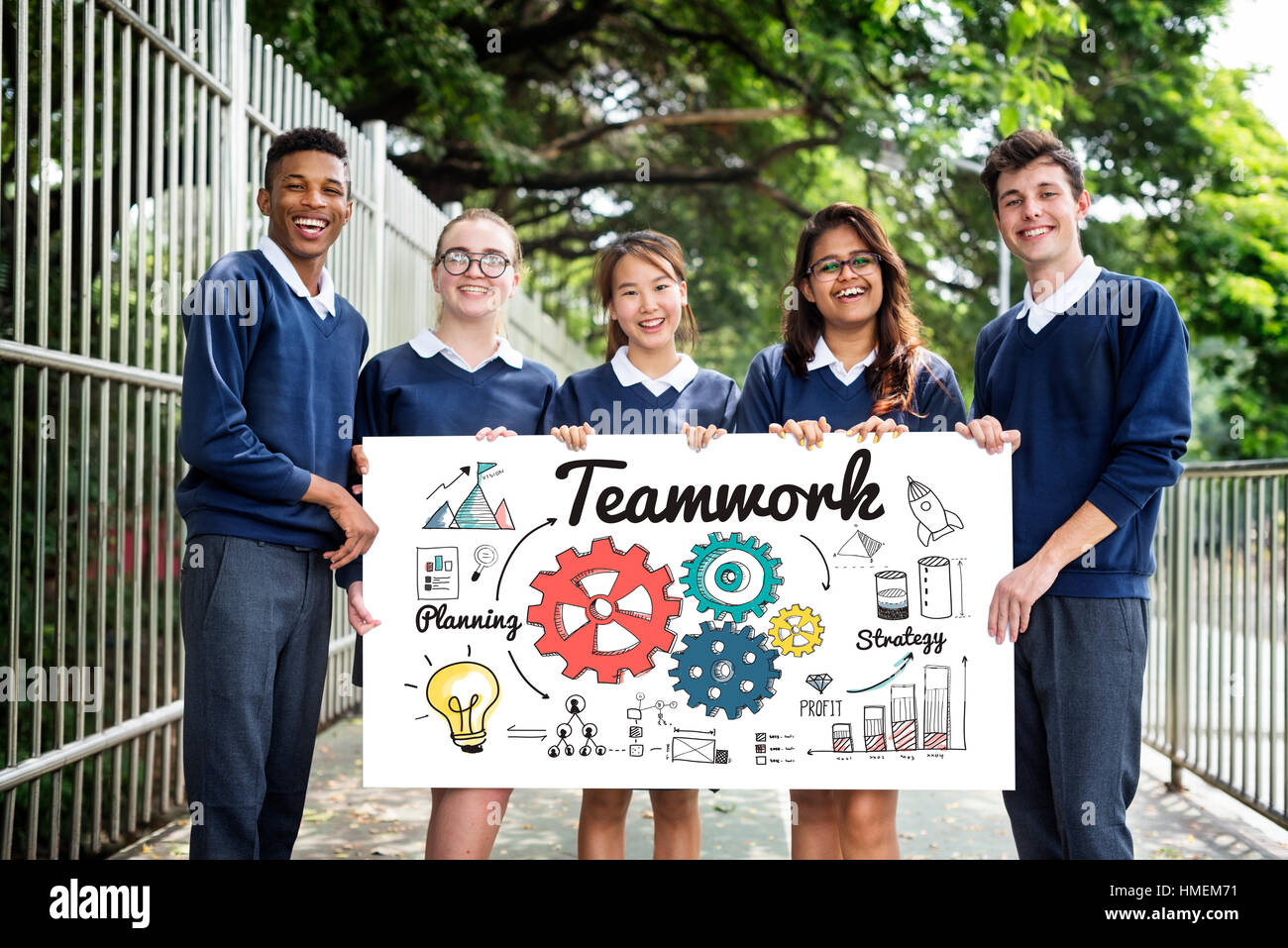 Teamwork Community Partnership Union Concept Stock Photo - Alamy