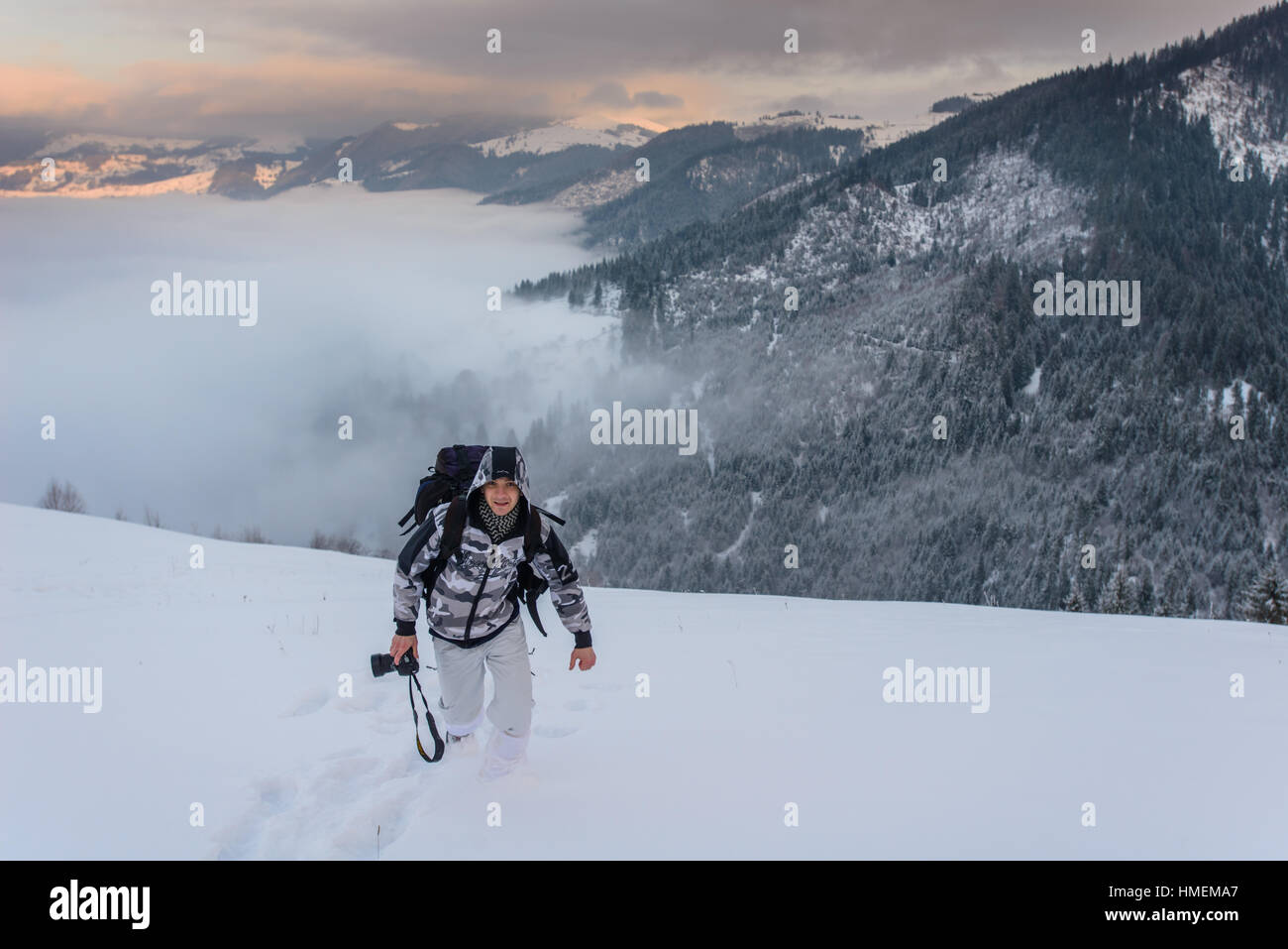 photographer in mount ridge Stock Photo - Alamy