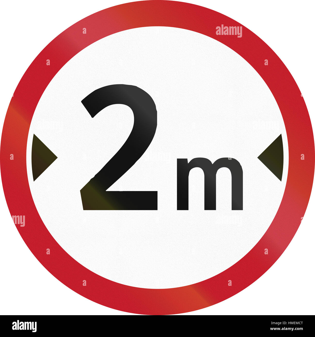 Road sign in the Philippines - Width restriction road sign in the ...