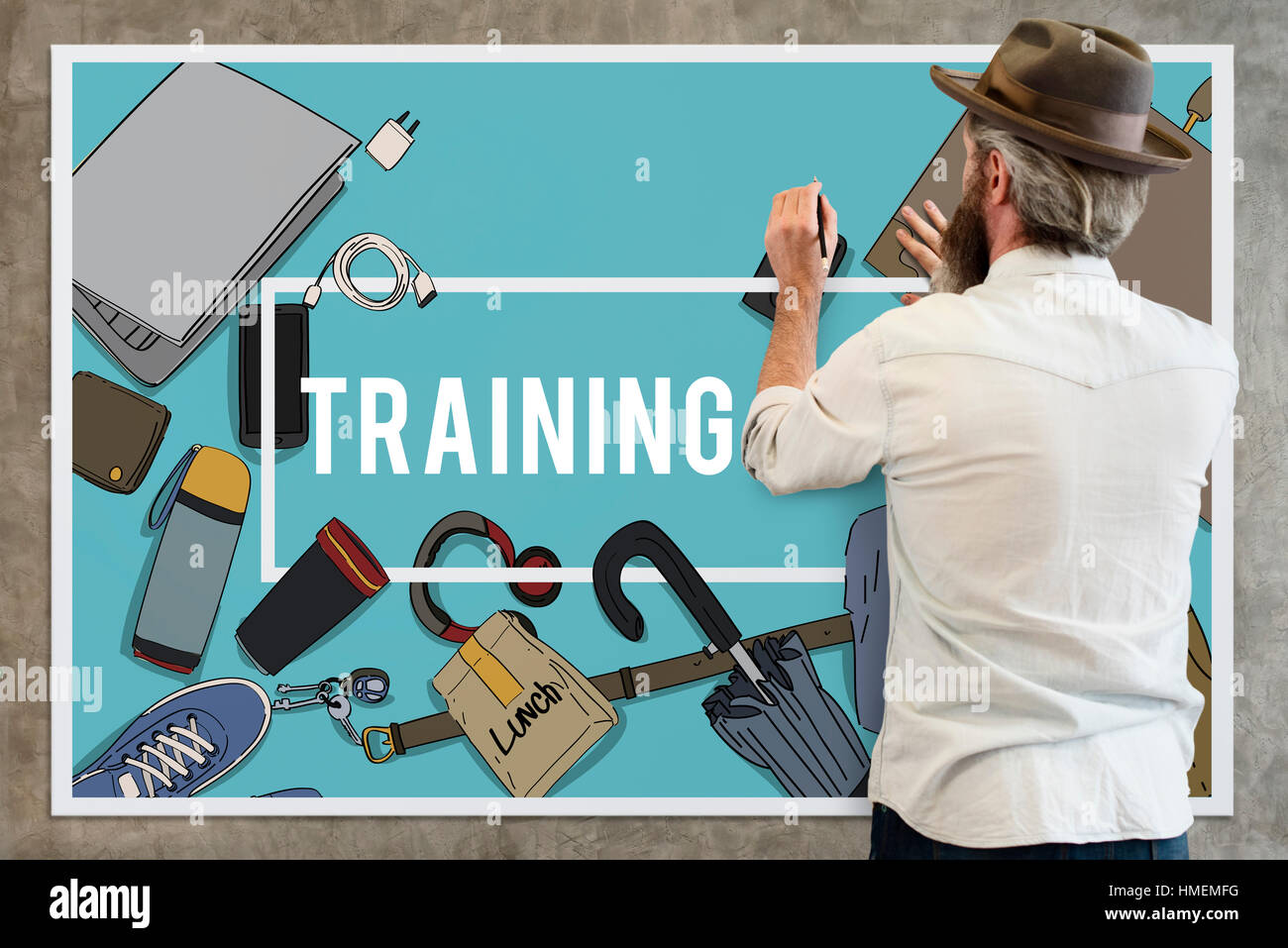 Training Skills Development Improve Concept Stock Photo - Alamy