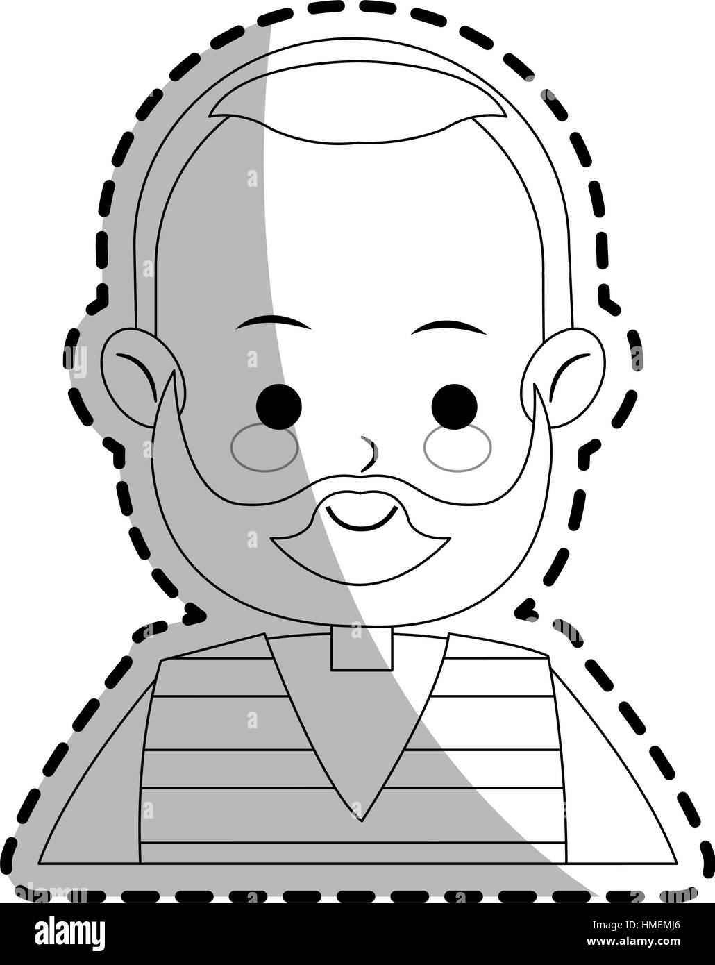 old man cartoon icon Stock Vector Image & Art - Alamy