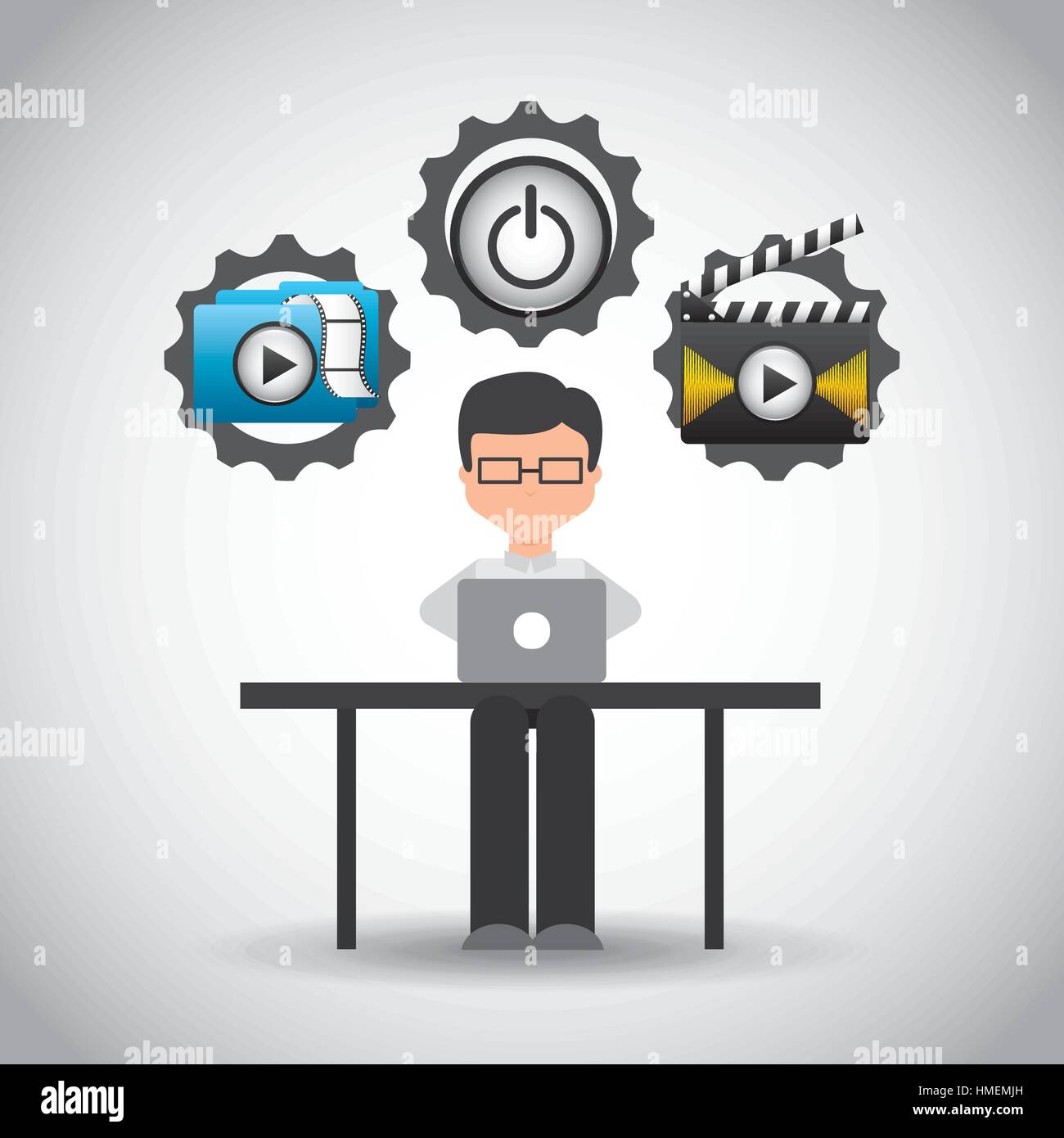 mobile media player icons vector illustration design Stock Vector Image ...