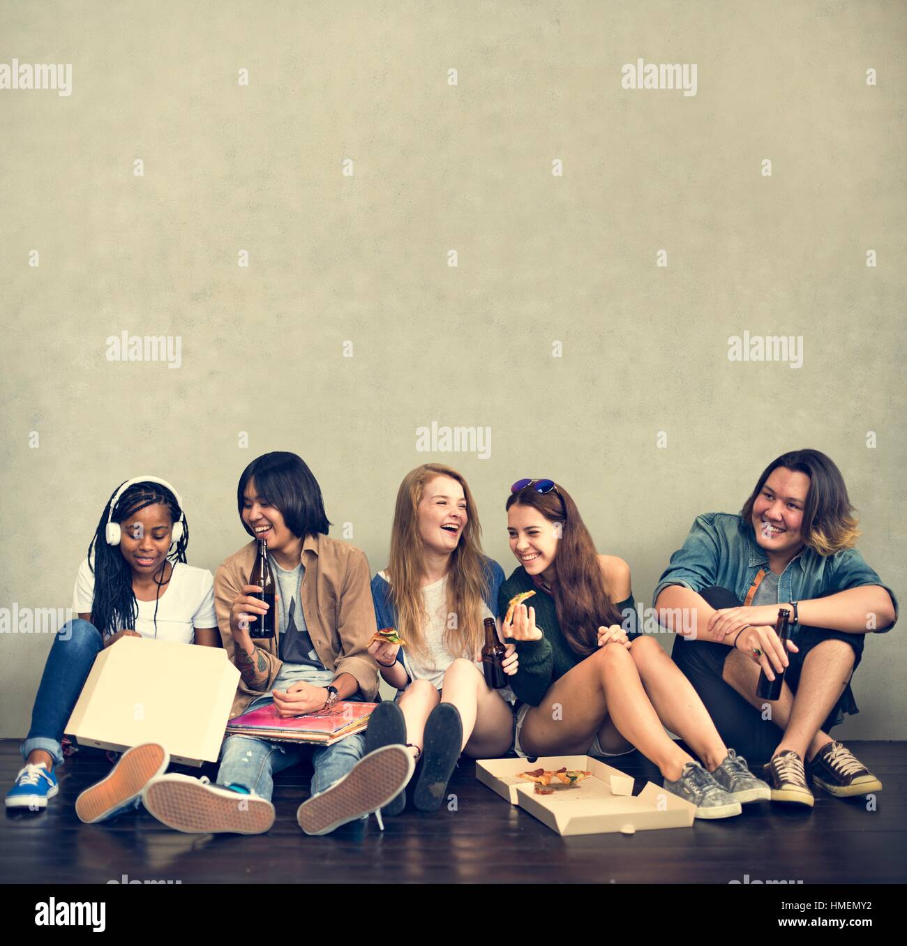 Teenagers Lifestyle Casual Culture Youth Style Concept Stock Photo - Alamy