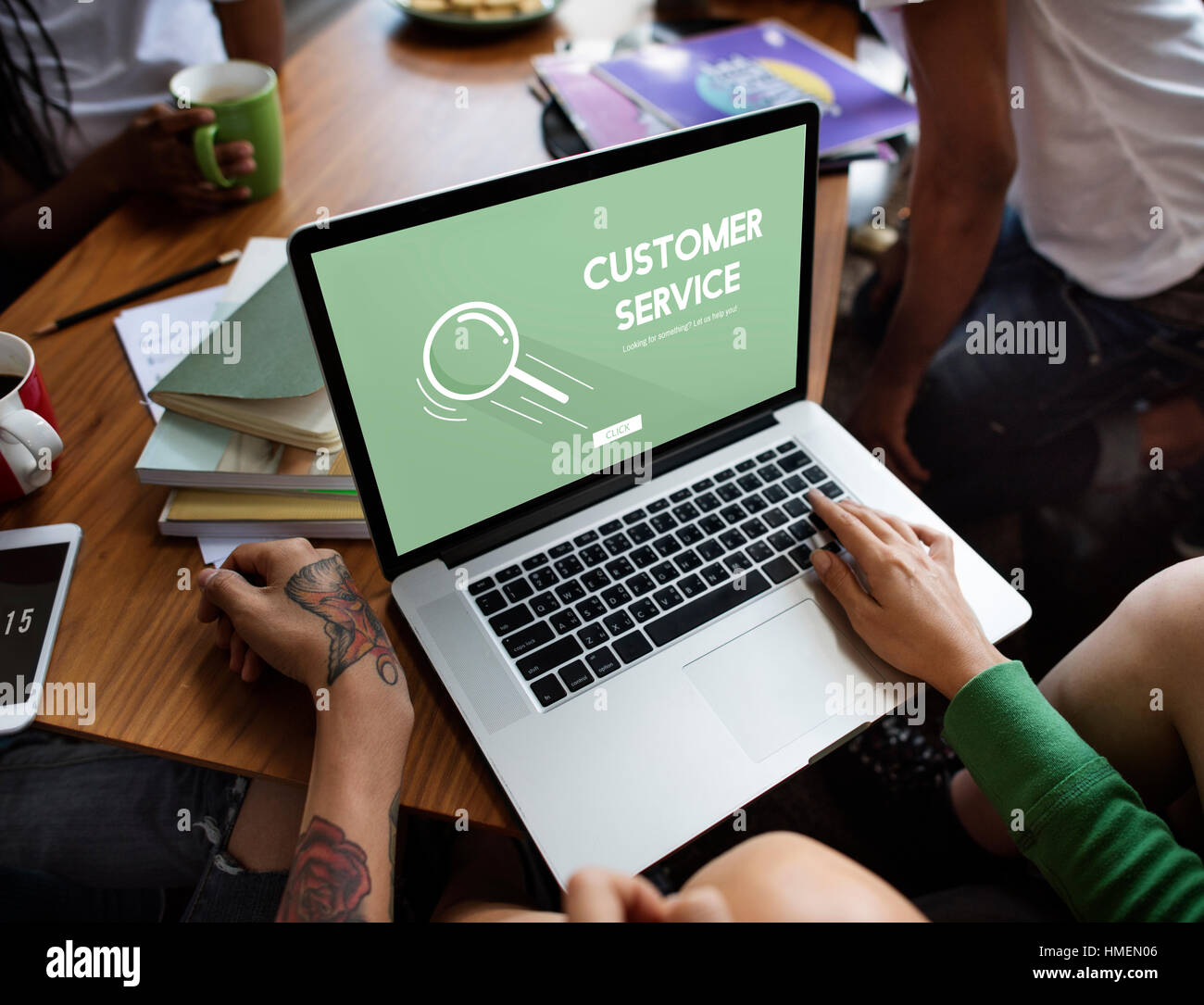 Call Center Hot Line Information Concept Stock Photo - Alamy