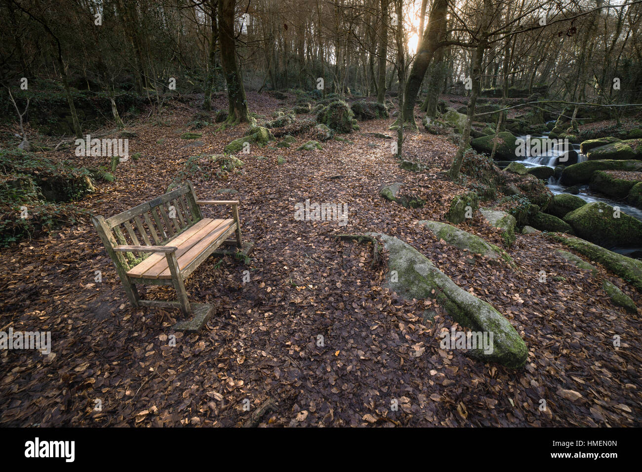Old gunpowder factory, Kennal Vale, Cornwall. Site of an important ...