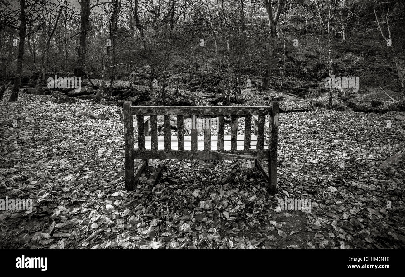 Old gunpowder factory, Kennal Vale, Cornwall. Site of an important ...