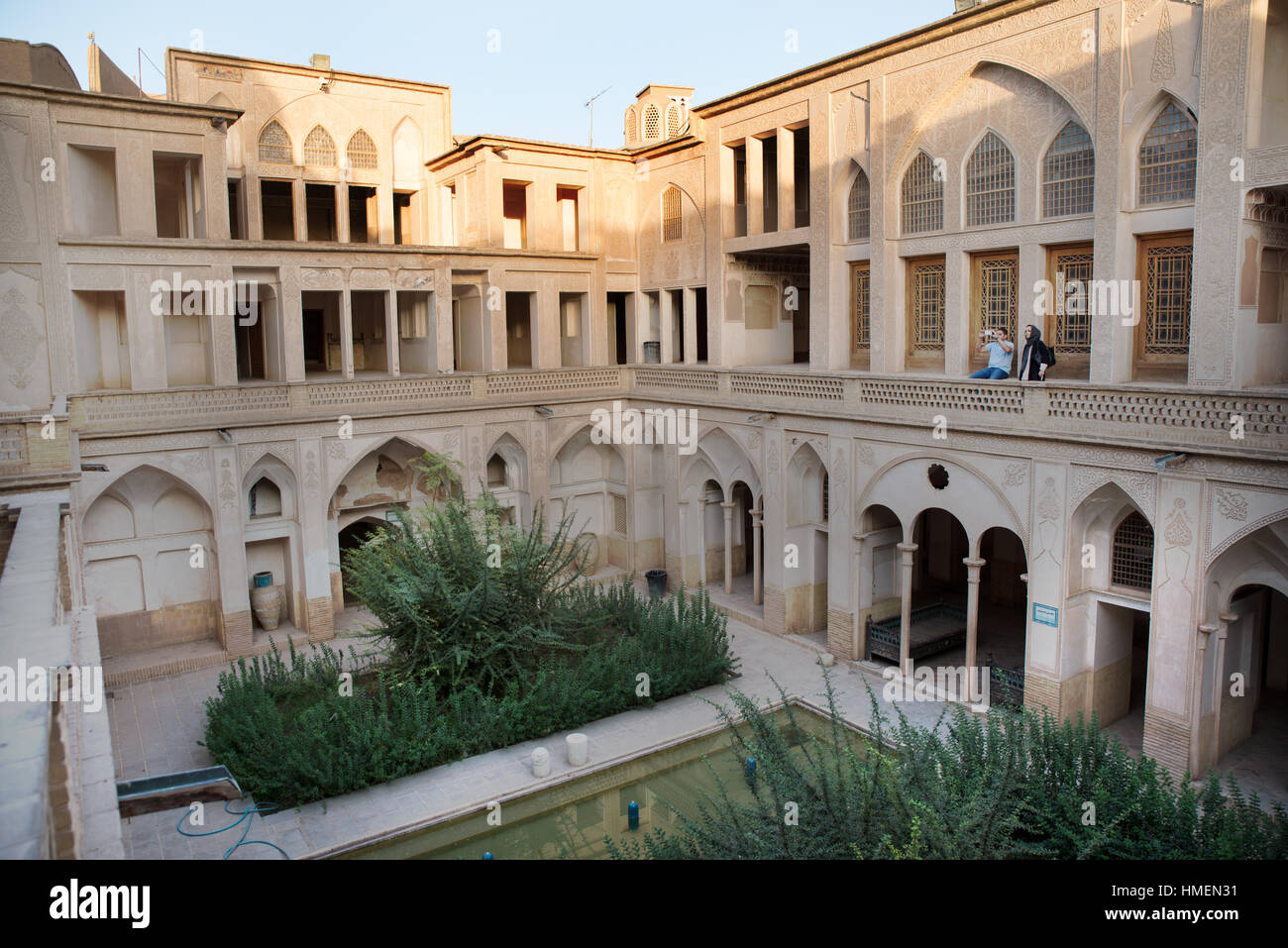 Abbasian house, a large traditional historical house, Kashan, Isfahan ...