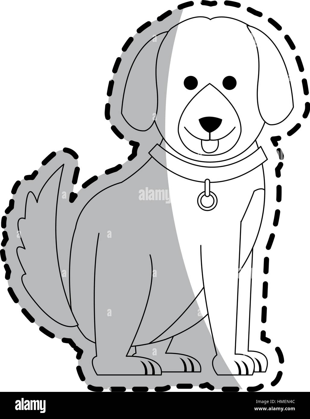 dog cartoon icon Stock Vector Image & Art - Alamy