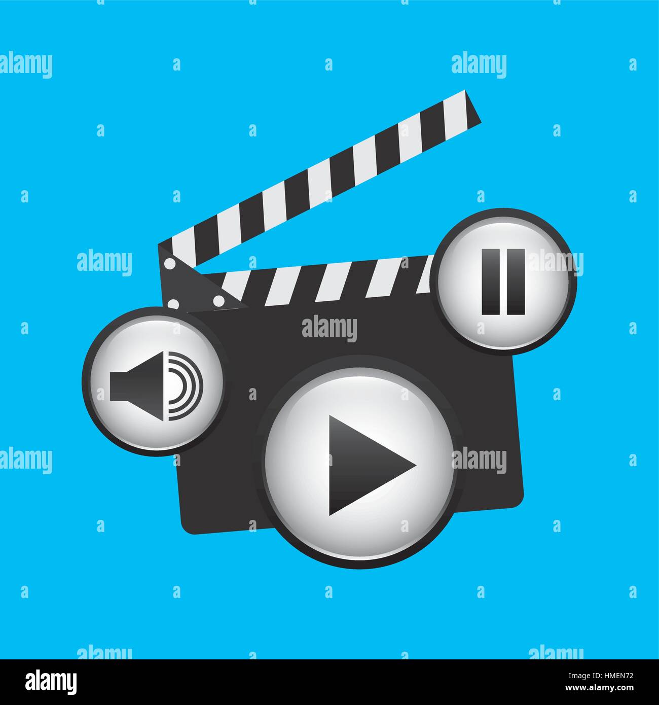 mobile media player icons vector illustration design Stock Vector Image ...