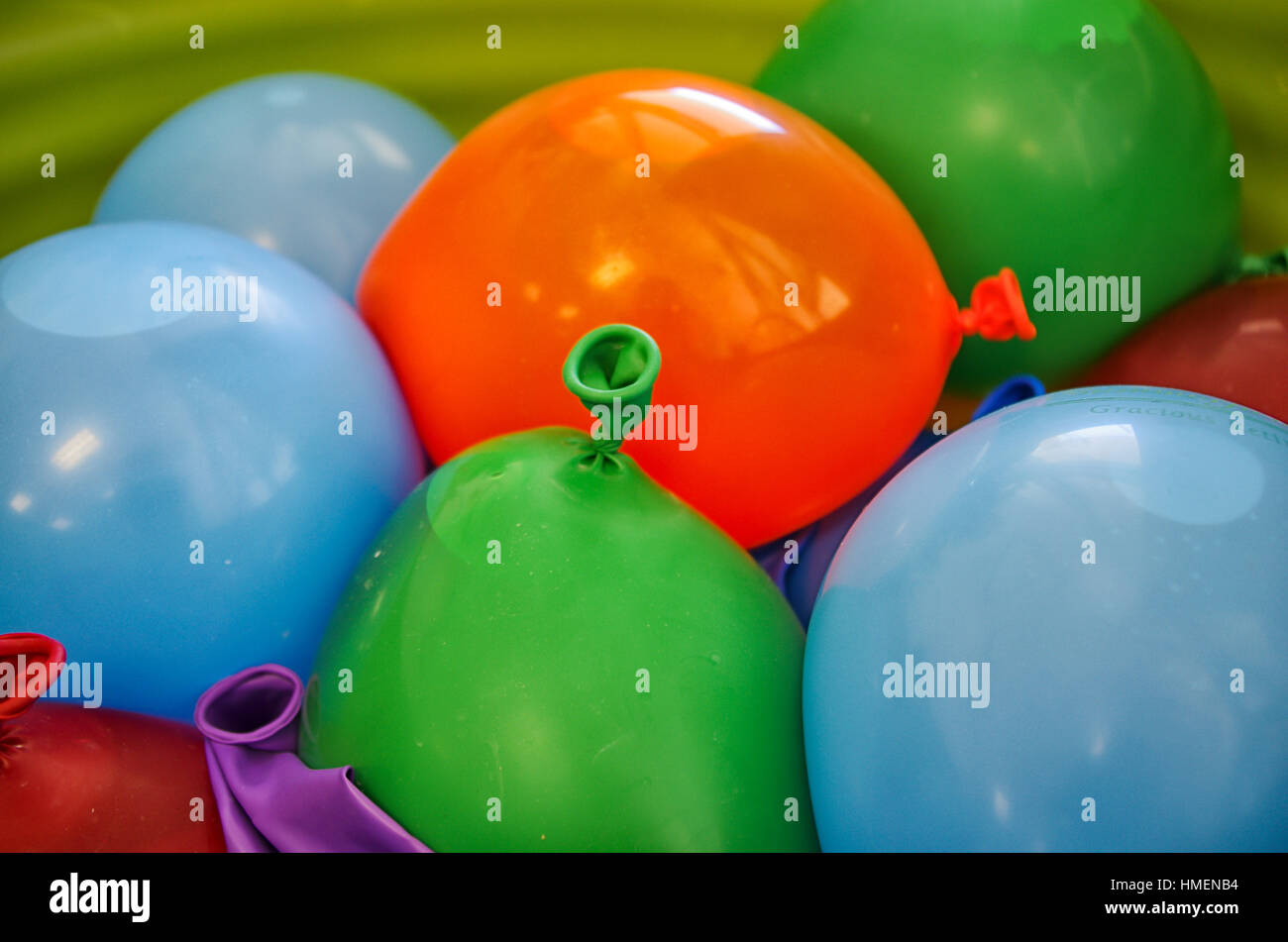 colorful rubber balloons Stock Photo - Alamy