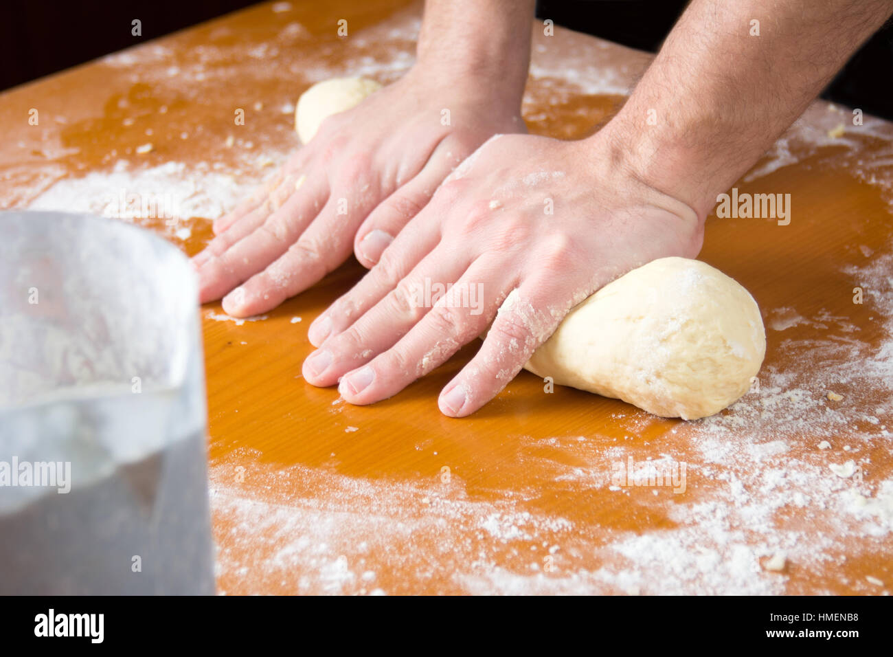 Kneading dough bread hi-res stock photography and images - Alamy