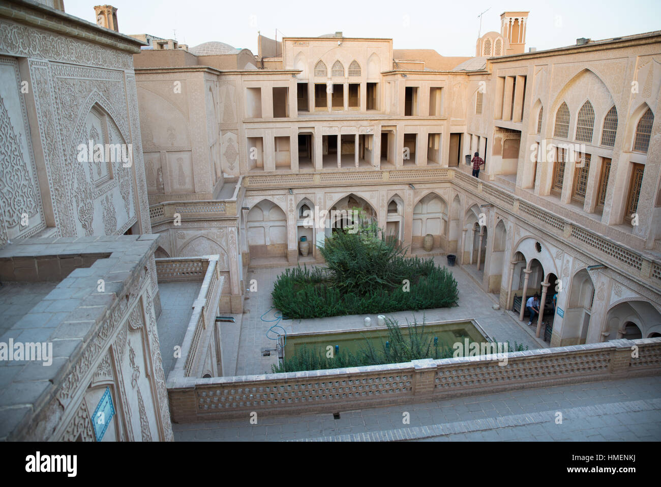 Abbasian house, a large traditional historical house, Kashan, Isfahan ...