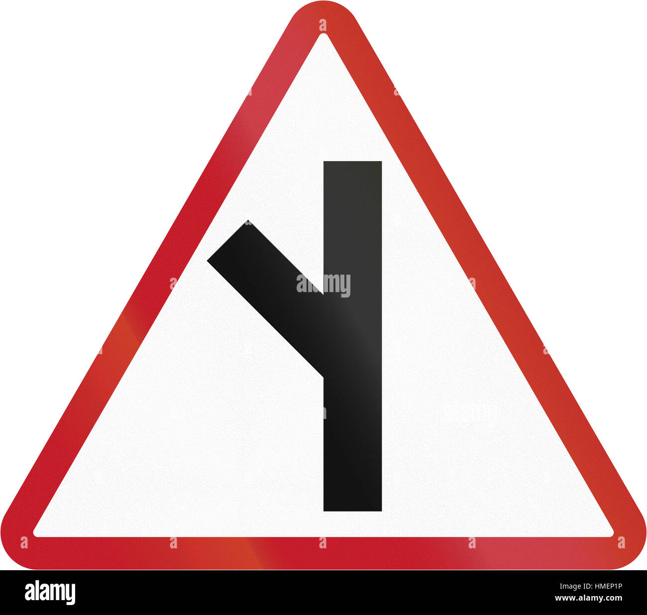 Road sign in the Philippines - Side Road Junction Stock Photo - Alamy