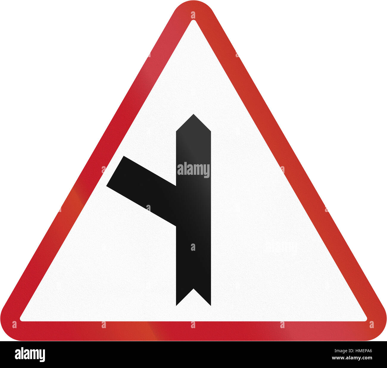 Road sign in the Philippines - Priority Road Stock Photo - Alamy