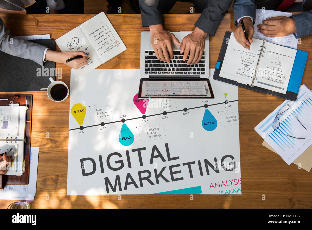 Digital Marketing Modern Technology Stock Photo - Alamy