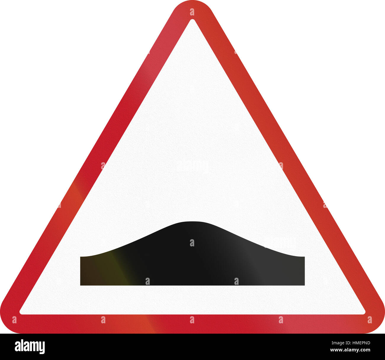 Humps in road warning sign hi-res stock photography and images - Alamy
