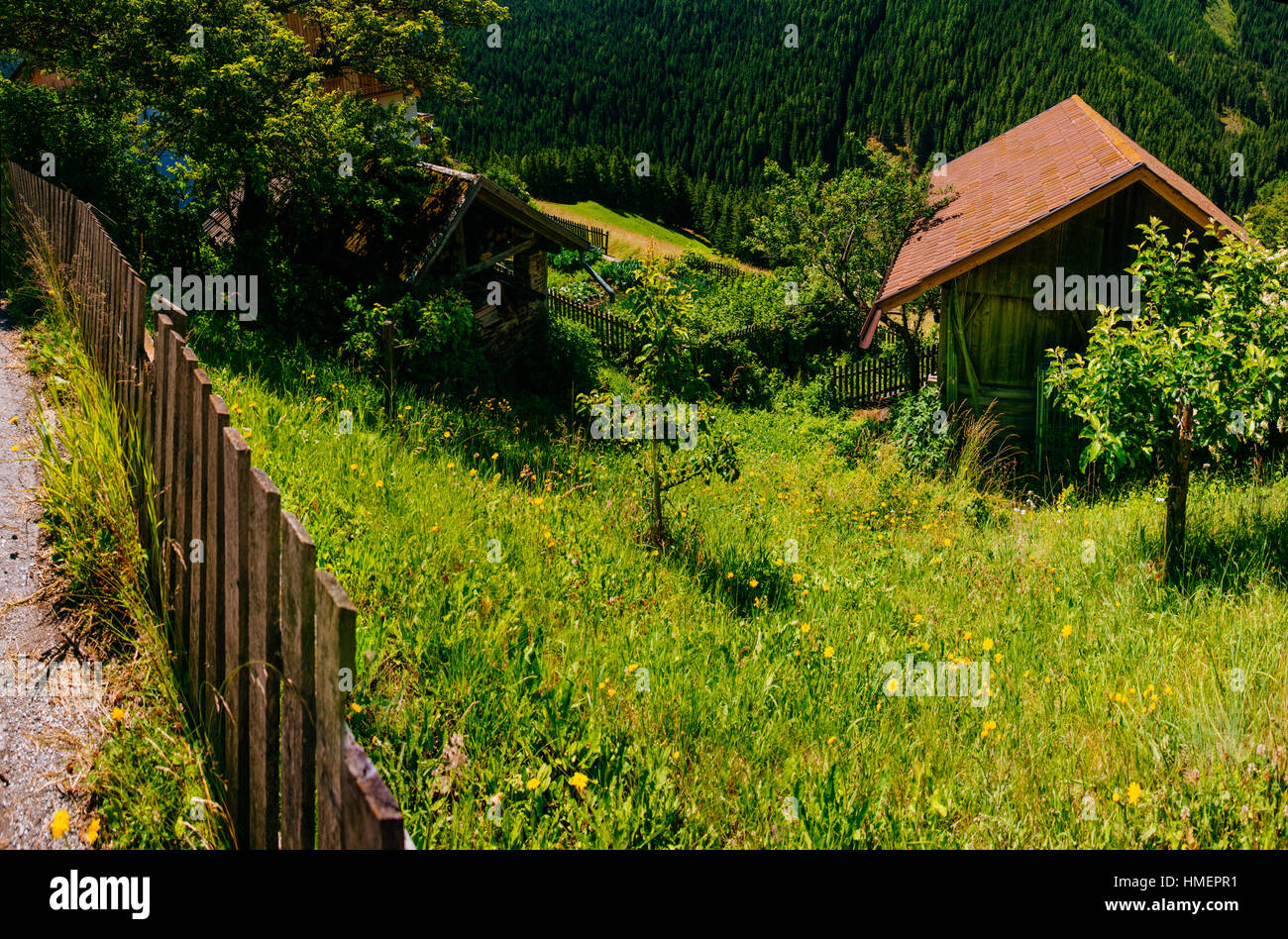 German chalet house summer hi-res stock photography and images - Alamy