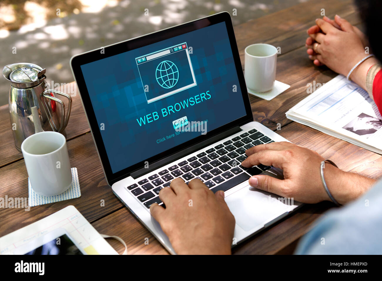 Web Browsers Application Information Interface Concept Stock Photo - Alamy