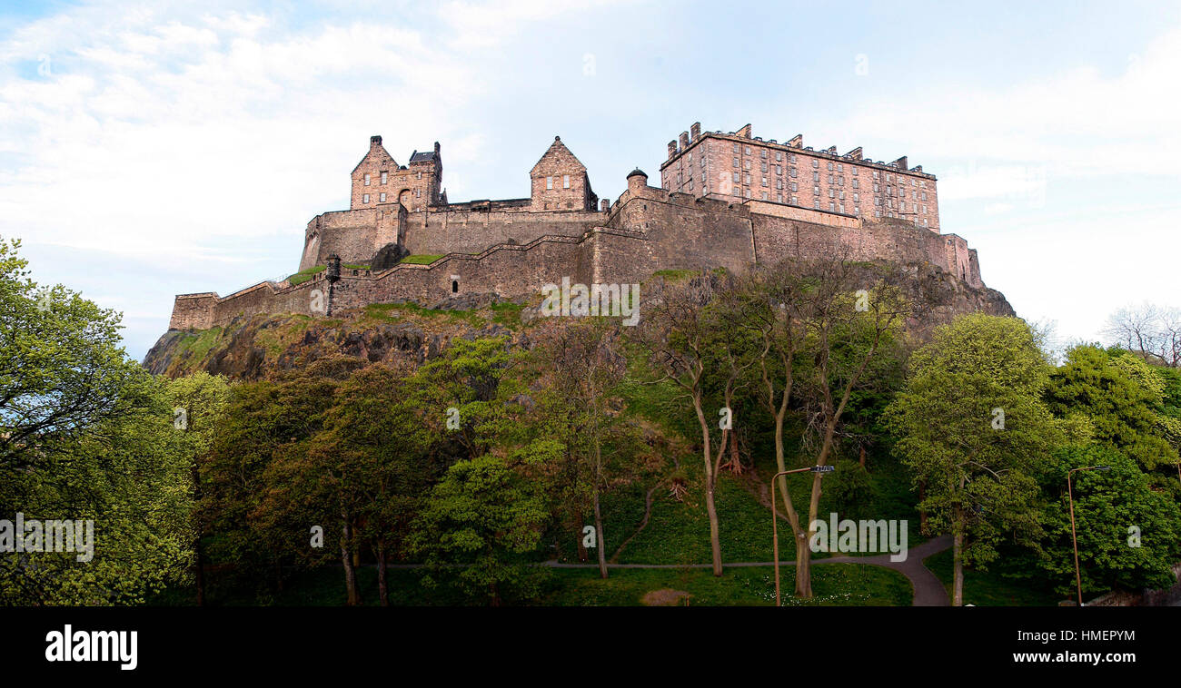 Edinburgh castle, Scotland Stock Photo - Alamy