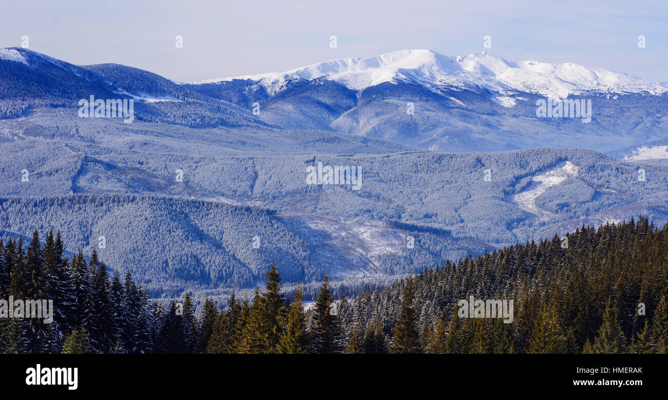 snow capped mountains Stock Photo - Alamy